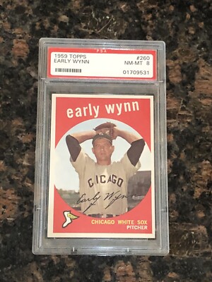 1959 Topps Early Wynn #260 Baseball Card PSA 8 | eBay