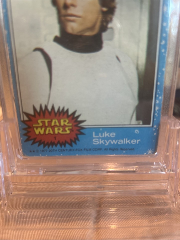 1977 Star Wars #1 LUKE SKYWALKER! Topps Trading Card ~ Rare. As Is. | eBay
