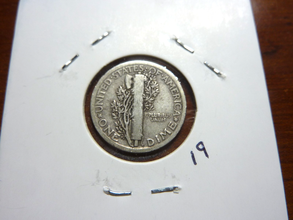 1919 MERCURY DIME VG *Full Rims* | eBay