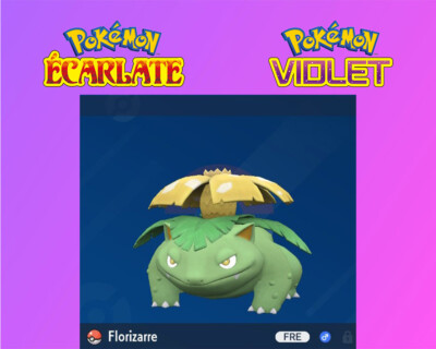 Pokemon FLORIZARRE SHINY 6iv ( Pokemon violet / écarlate ) | eBay
