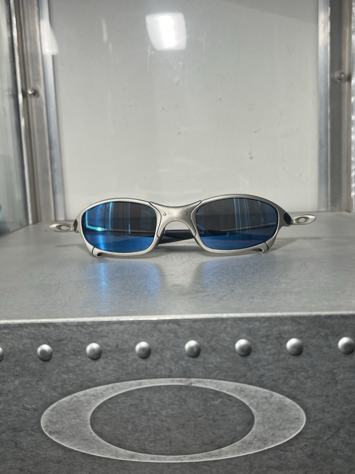 Oakley x-Metal Juliet Sunglasses Plasma Ice Iridium F… - Gem