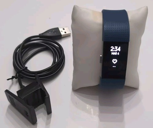 Fitbit Charge 2 FB407 Activity Tracker - Blue Band LG incl Charger ...