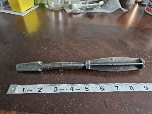 VINTAGE VLCHEK ALL STEEL SQUARE SHANK SLOTTED SCREWDRIVER FORDSON ...