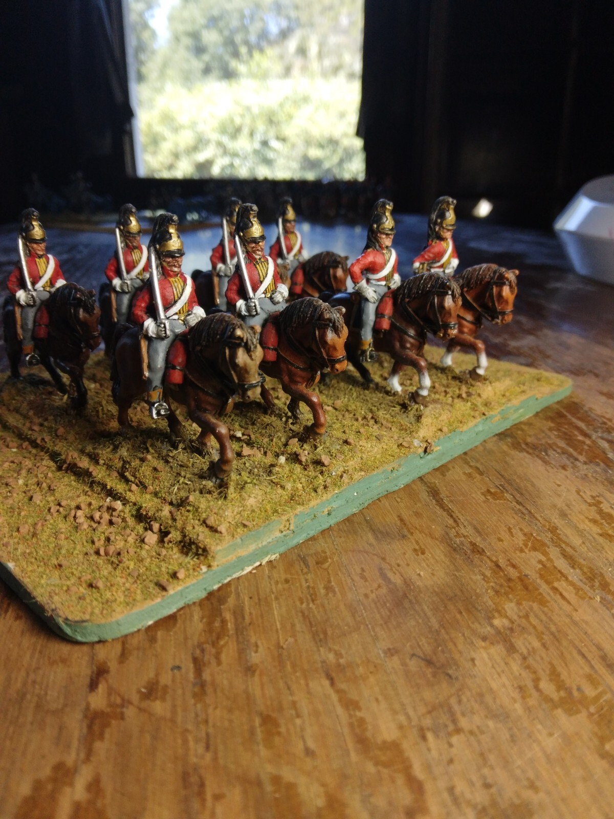 25 mm Napoleonic British Heavy Dragoons Waterloo Metal Wargames Foundry ...