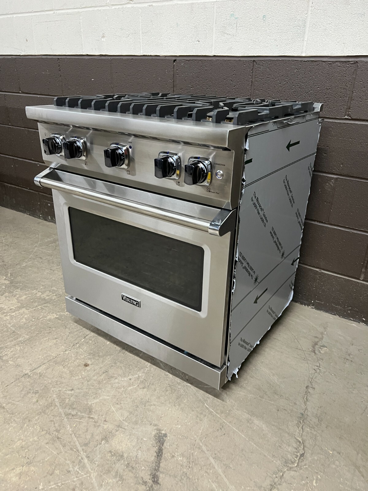 Viking VGR5304BSS - 30" Professional Gas Range 4 Burners 5 Series | eBay