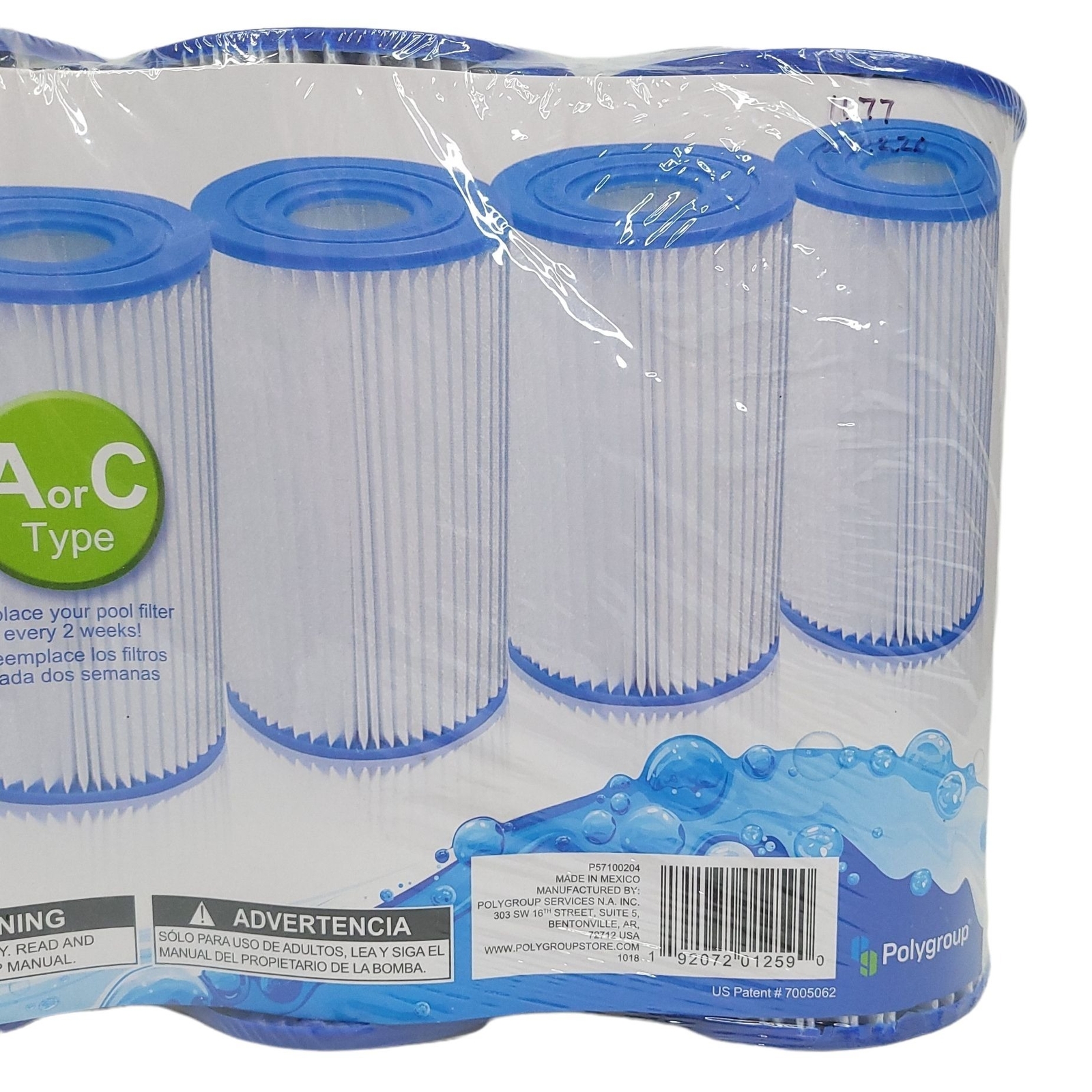 Polygroup Summer Waves Universal Pool Filter Cartridges A Or C Type 4 ...