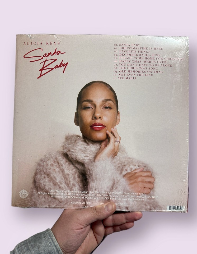 Alicia Keys - Santa Baby [New Vinyl LP] Gatefold LP Jacket 762183740721 ...