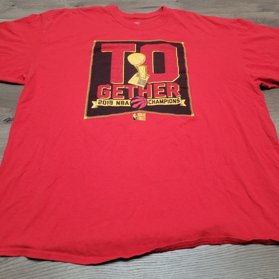 Toronto Raptors Shirt Mens 2XL Red 2019 NBA Finals Champions Graphic ...