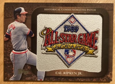 Cal Ripken Jr. 2009 Topps Historical Commemorative Patch 1989 AS #lpr ...