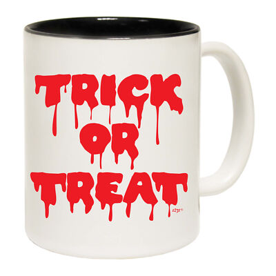 Trick Or Treat Halloween GIFT BOXED Funny Mugs Novelty Coffee Mug Cup ...