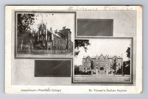 Columbus OH-Ohio, St. Vincent's Orphan Asylum, c1909 Vintage Postcard ...