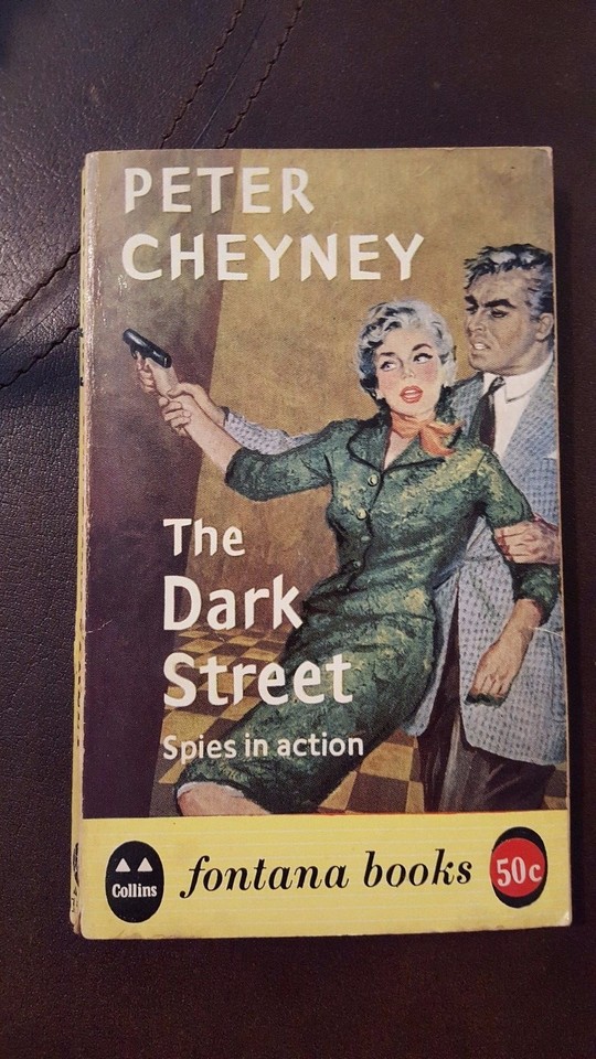 Peter Cheyney, "Dark Street," 1959, Fontana Books 123, VG, 1st | eBay