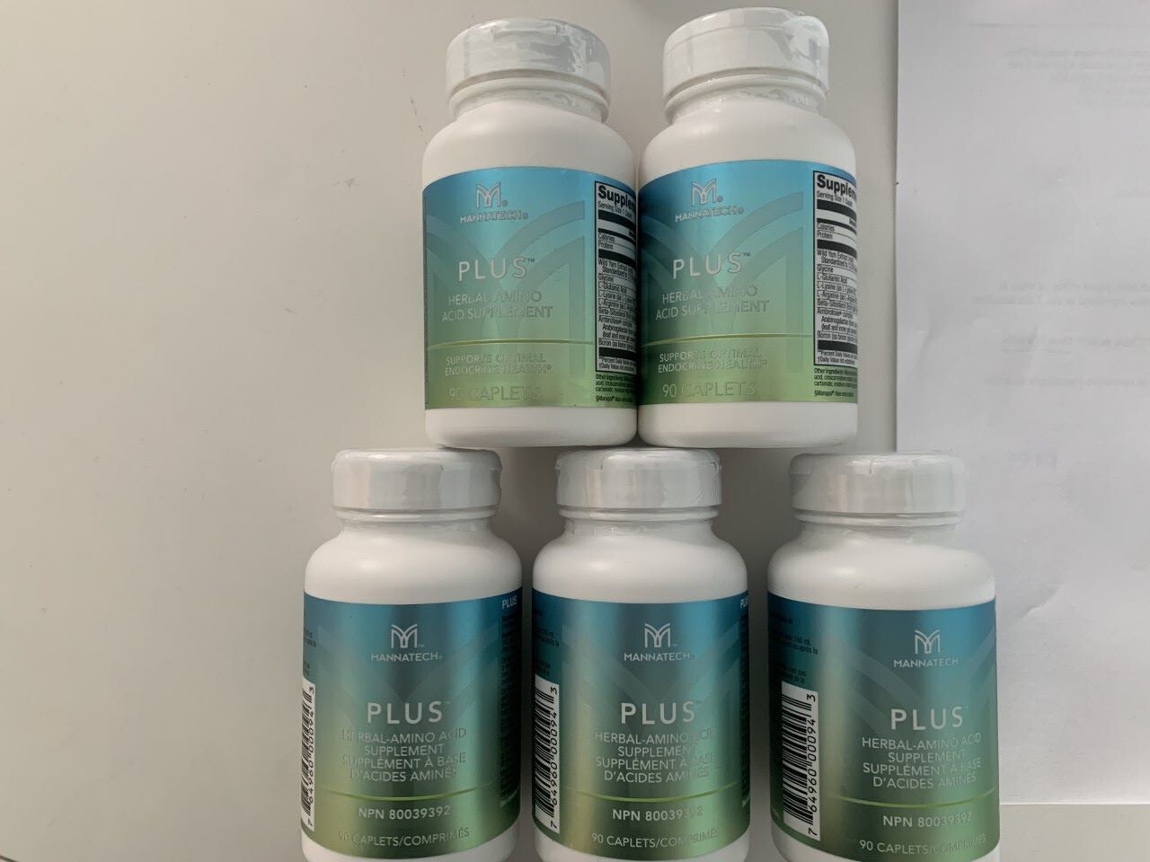 Mannatech PLUS Herbal Amino Acid Supplement - 90 Caplets for sale online | eBay