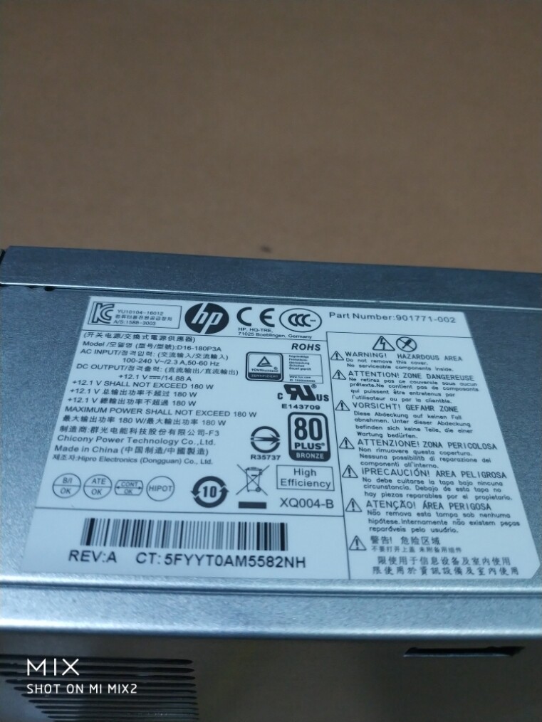 For Hp 400 G4 MT power supply D16-180P3A PN: 901771-002 original authentic | eBay