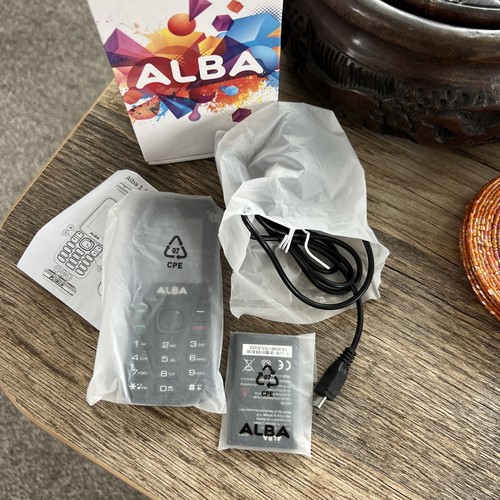 ALBA ACSE2G Mobile Phone Black + Box Senior 2G Dual Sim Big Button | eBay