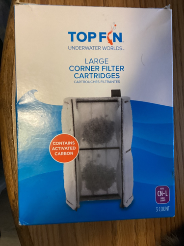 Top Fin CN-L Large Corner Filter Cartridges, New 3 Count + 2 Count From ...