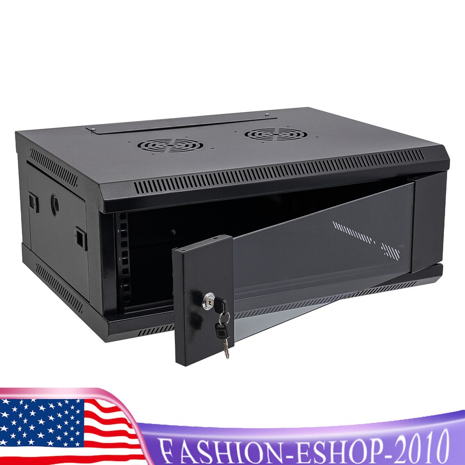 4U Server Cabinet Case Wall Mounted Network Server Data Cabinet ...