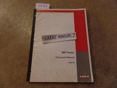 CASE 656 Tractor Operator's Manual 1082671R2 | eBay