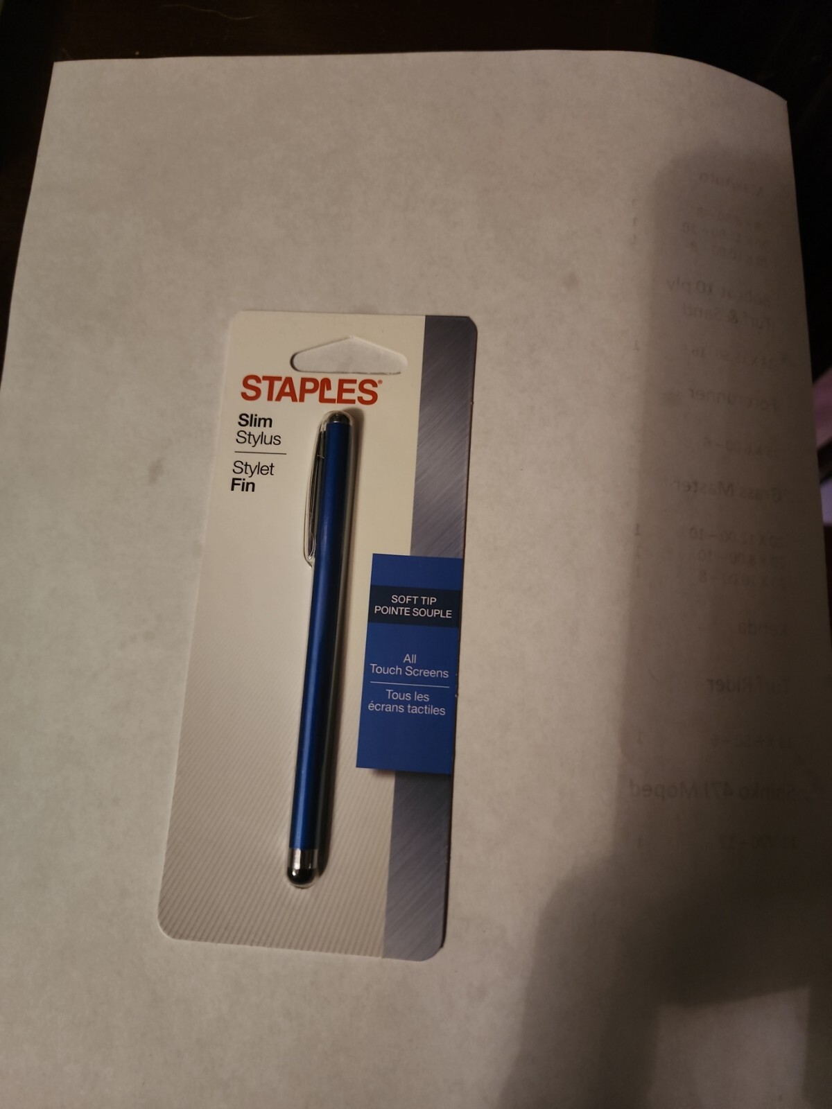 Staples Universal Slim Stylus Blue 2618975 lot of 3 | eBay