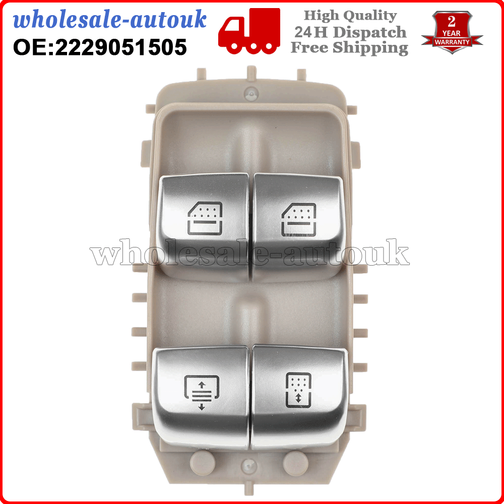 Rear Right Power Window Switch A2229051505 for Mercedes E200 E200d E250 ...