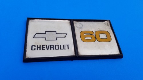 84 85 86 87 88 89 90 91 CHEVROLET 60 C60 SCHOOL BUS SIDE EMBLEM BADGE ...