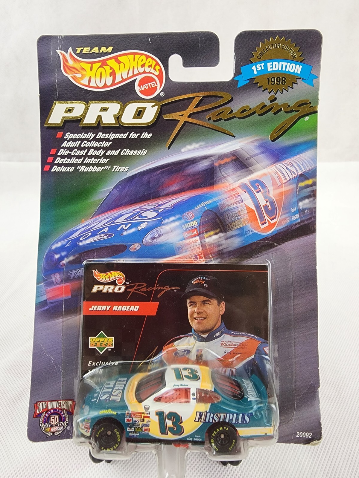 Jerry Nadeau #13 First Plus 1998 Ford Taurus 1:64 Dan Marino Bill ...