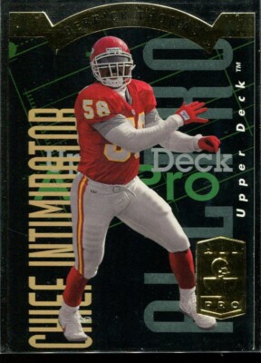 1993 Upper Deck Derrick Thomas #AP15 Chief Intimidator Die-Cut Chief | eBay