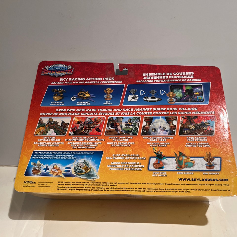 Skylanders SuperChargers Sky Racing Action Pack Legendary Astroblast ...