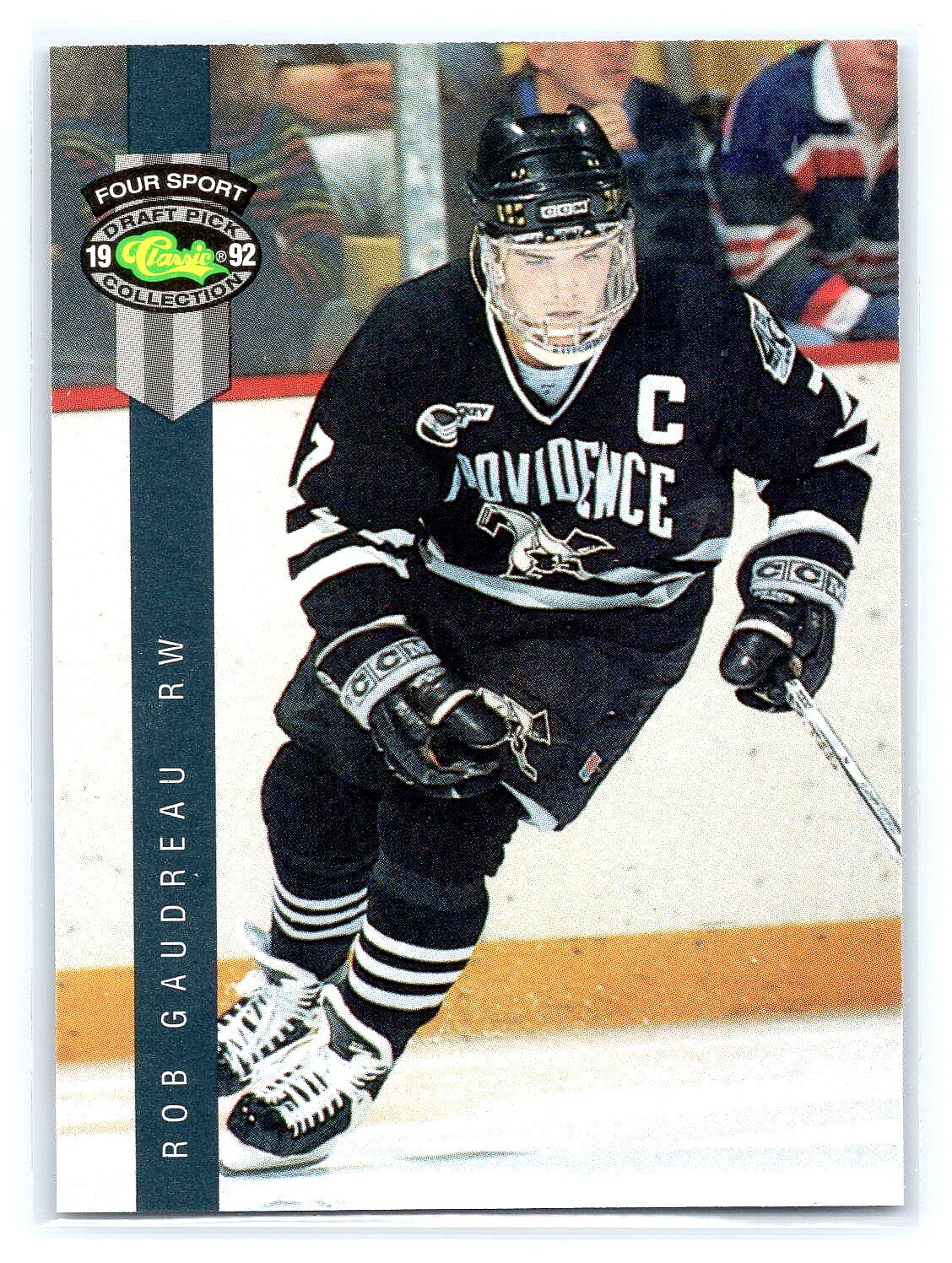 1992 Classic Four Sport Draft Pick Collection Hockey #204 Rob Gaudreau ...