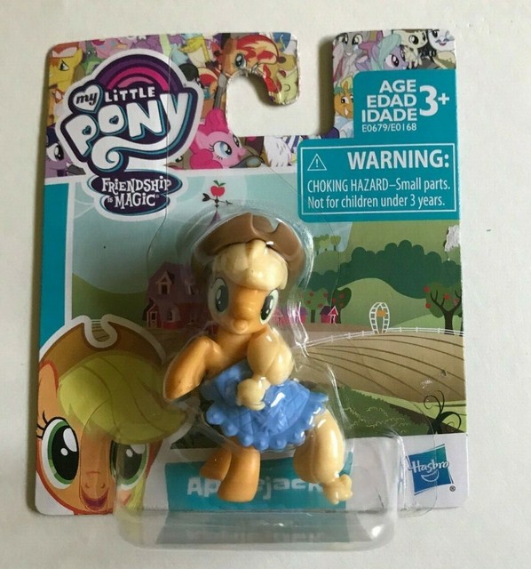 My Little Pony Friendship Is Magic Hasbro Mini Figure Toy Applejack 005 ...