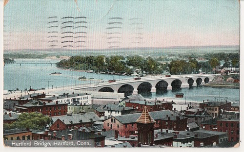 Vintage Postcard, Bulkeley Bridge, Hartford, Connecticut | eBay