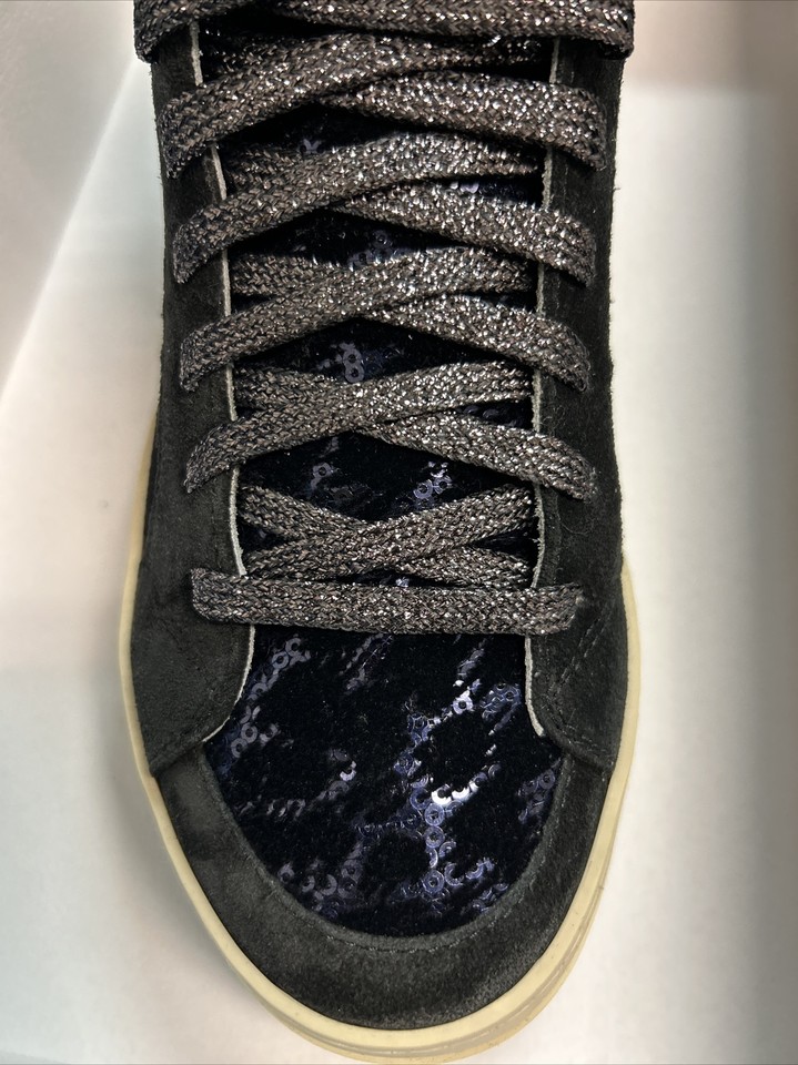 P448 Women's S23 Skate BL Lace Up Zip High Top Sneakers Leopard/Pail ...