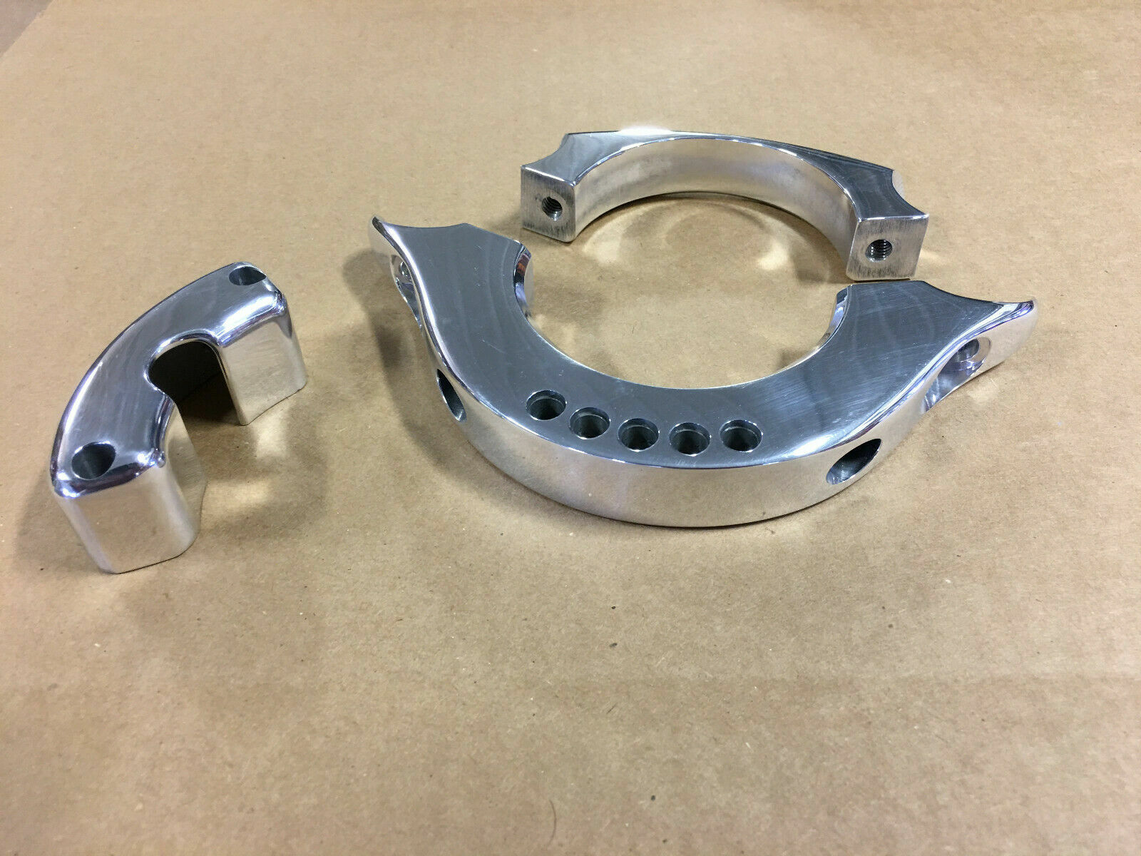 BIG DOG MOTORCYCLES SPEEDOMETER BRACKET 2003 CHOPPER 3 PIECE SET ...