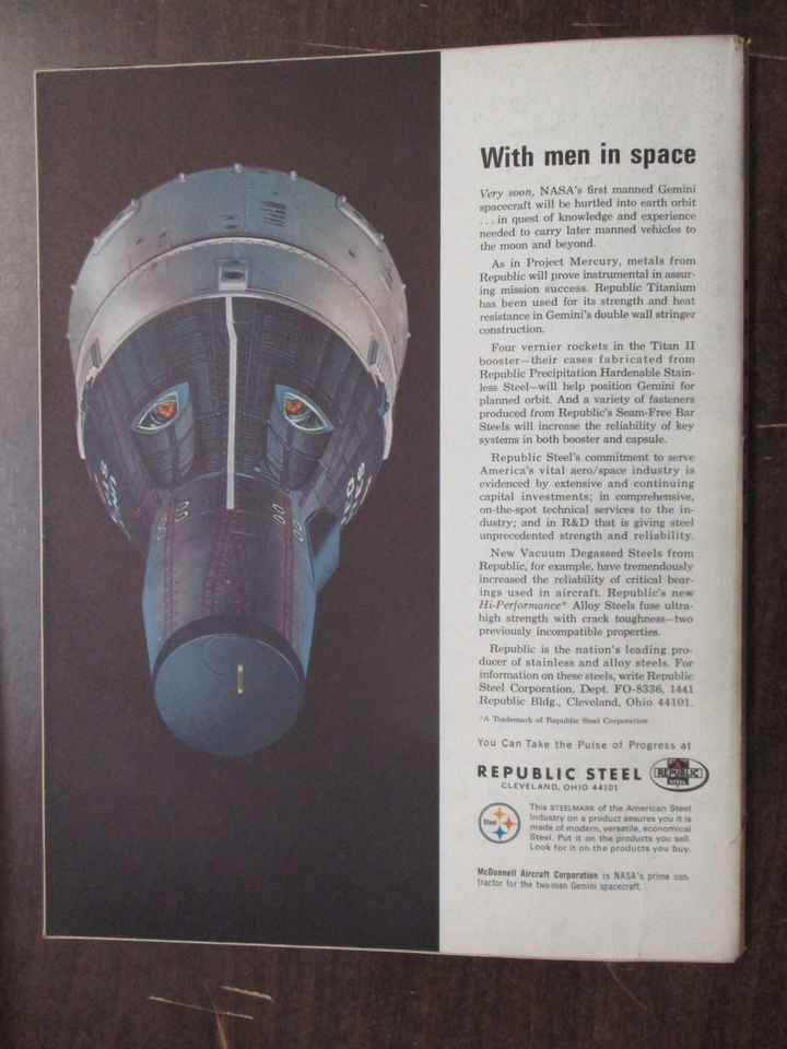 FORTUNE MAGAZINE JULY 1964 500 LARGEST INDUSTRIAL CORPORATIONS ...
