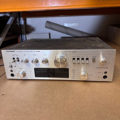 Vintage Telefunken TA750 Integrated Stereo Amplifier German Hifi ...