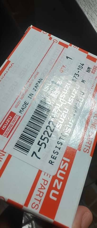 ISUZU BLOWER FAN MOTOR RESISTOR MODULE ANALOG 2003-18 PICK-UP GENUINE ...