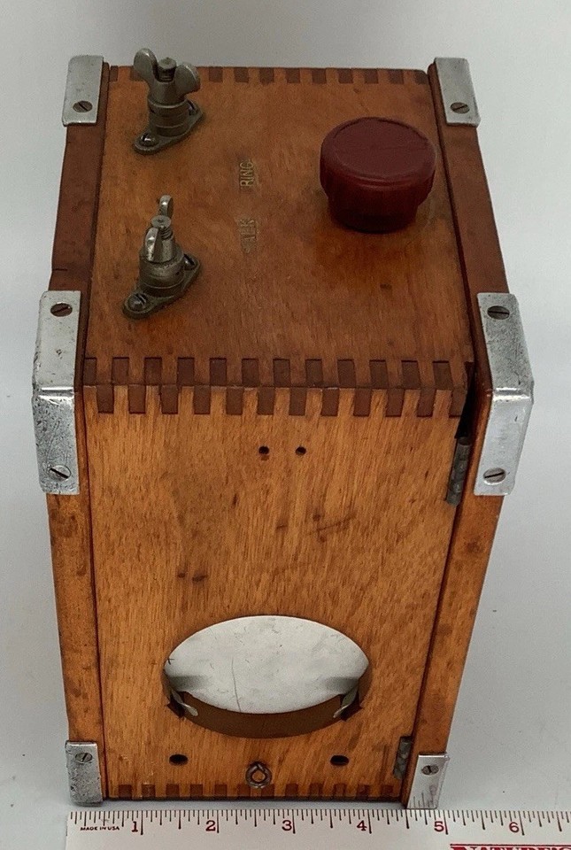Western Electric Telephone Telegraph Box Patent 1894 Vintage railroad ...