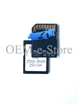 Genuine Navigation GPS DATA Memory SD Card U.S Map # 4RA0B Fit Some ...