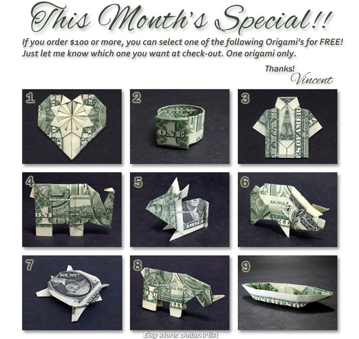 Dollar Bill Origami Fish Easy Money Origami Kit: Fun To Fold Dollar