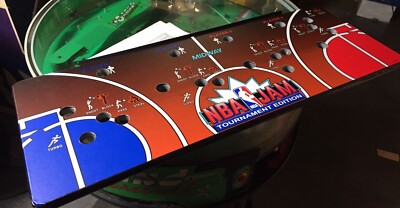 Nba Jam Tournament Edition Arcade Control Panel Overlay (CPO) | eBay