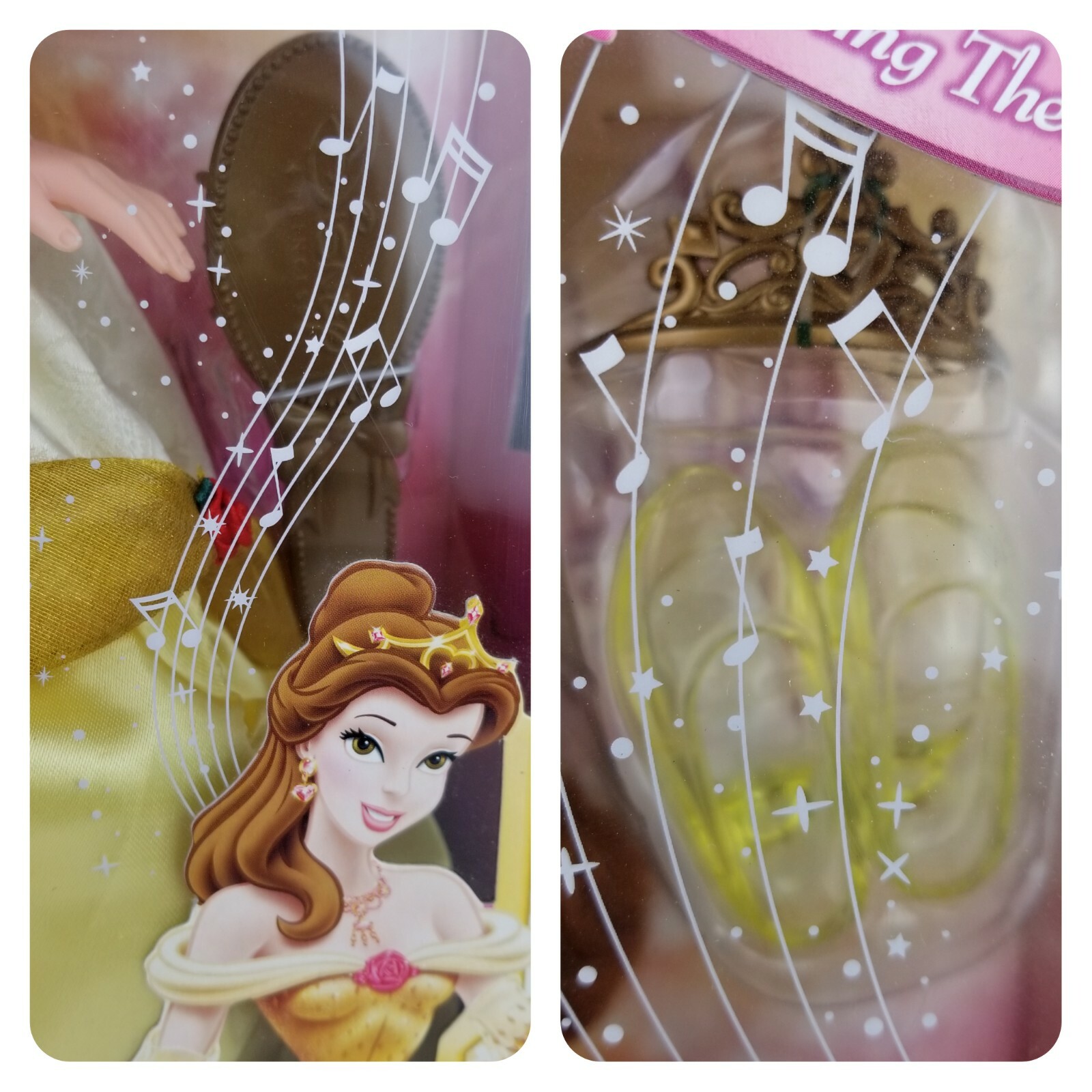 NEW 2007 Disney Princess Enchanted Tales Belle 15" Doll Sings Playmates ...