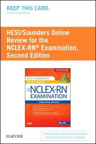 Hesi/Saunders Online Review for the Nclex-RN Examination (2 Year ...