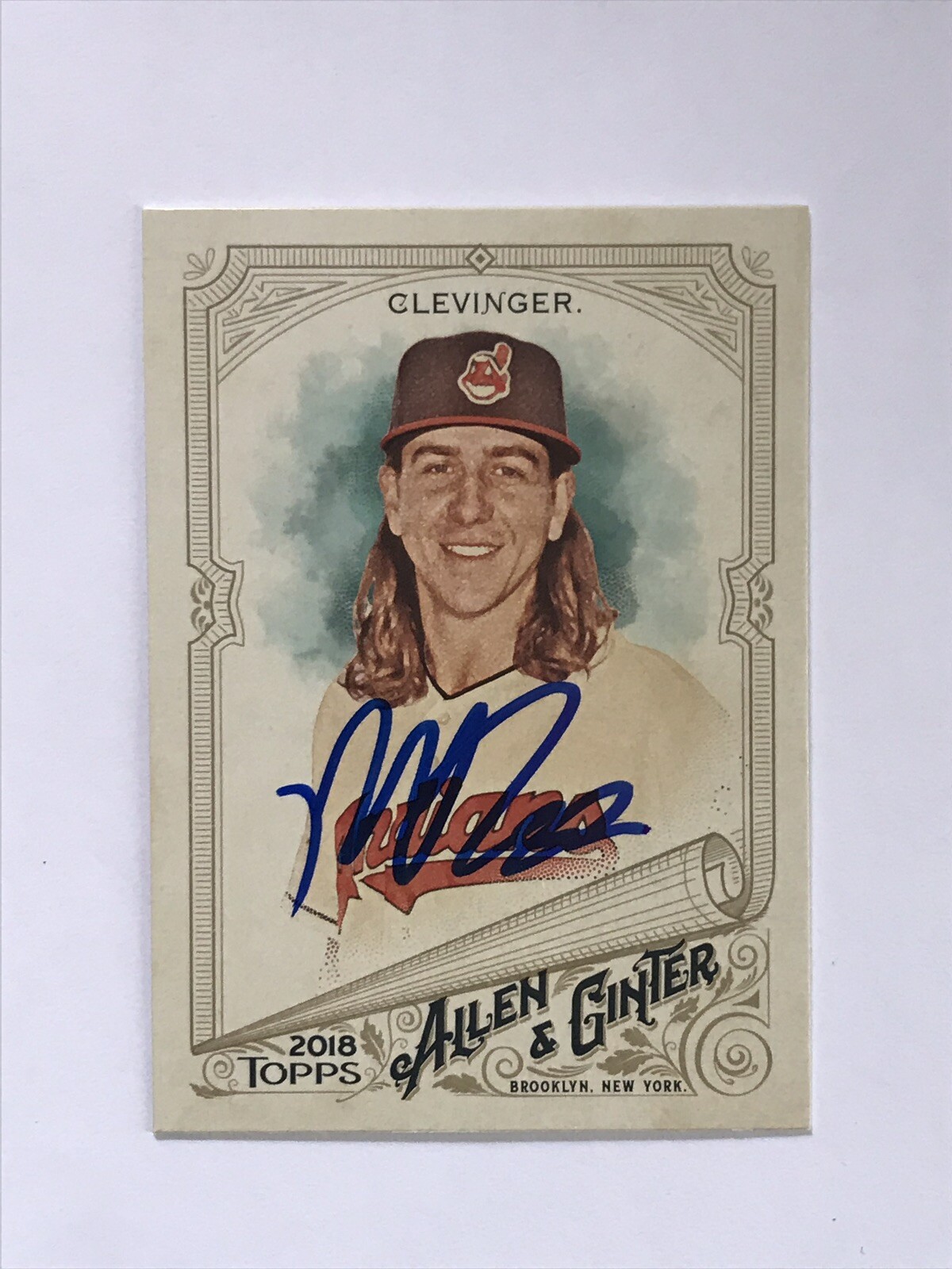 Mike Clevinger Autographed 2018 Topps Allen & Ginter Signed Cleveland ...