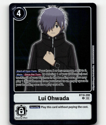 Digimon CCG Lui Ohwada - Beginning Observer | eBay