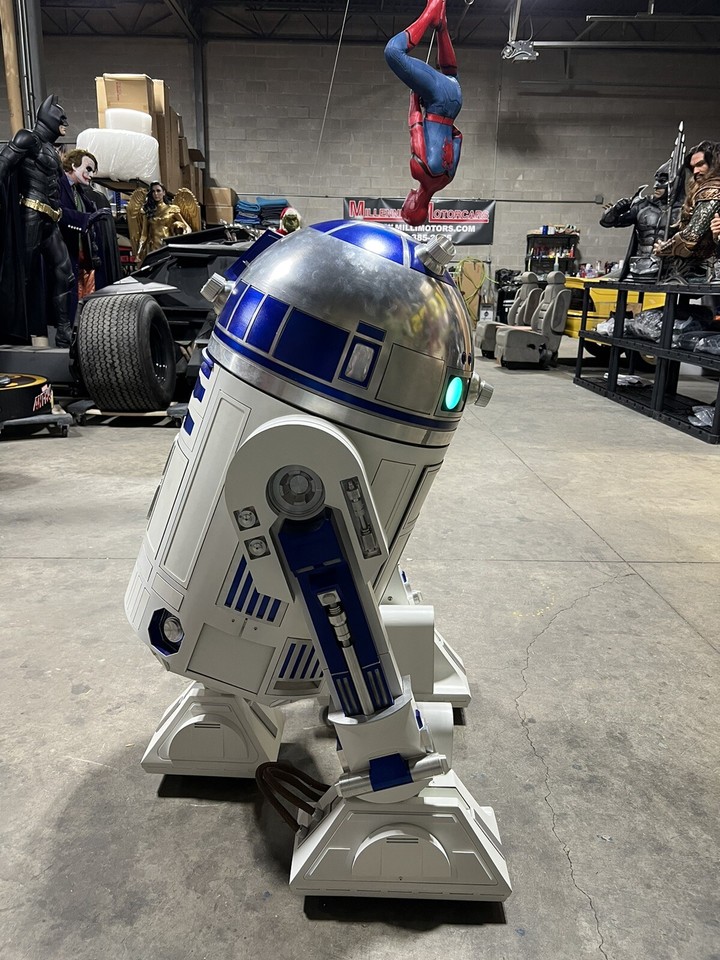 Life Size Star Wars All Aluminum Remote Controlled R2-D2 Full Size 1:1 ...