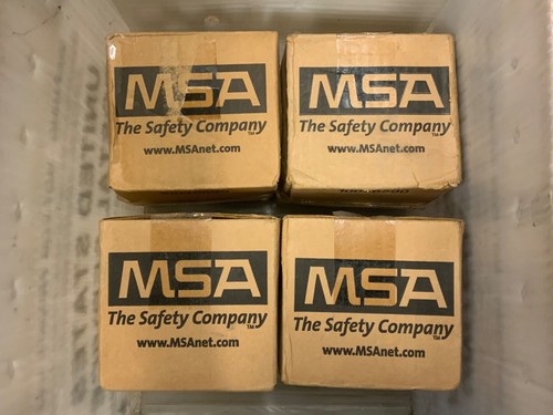 (LOT of 4) MSA CBRN Gas Mask Filters NATO 40mm Canisters 10046570 Exp ...