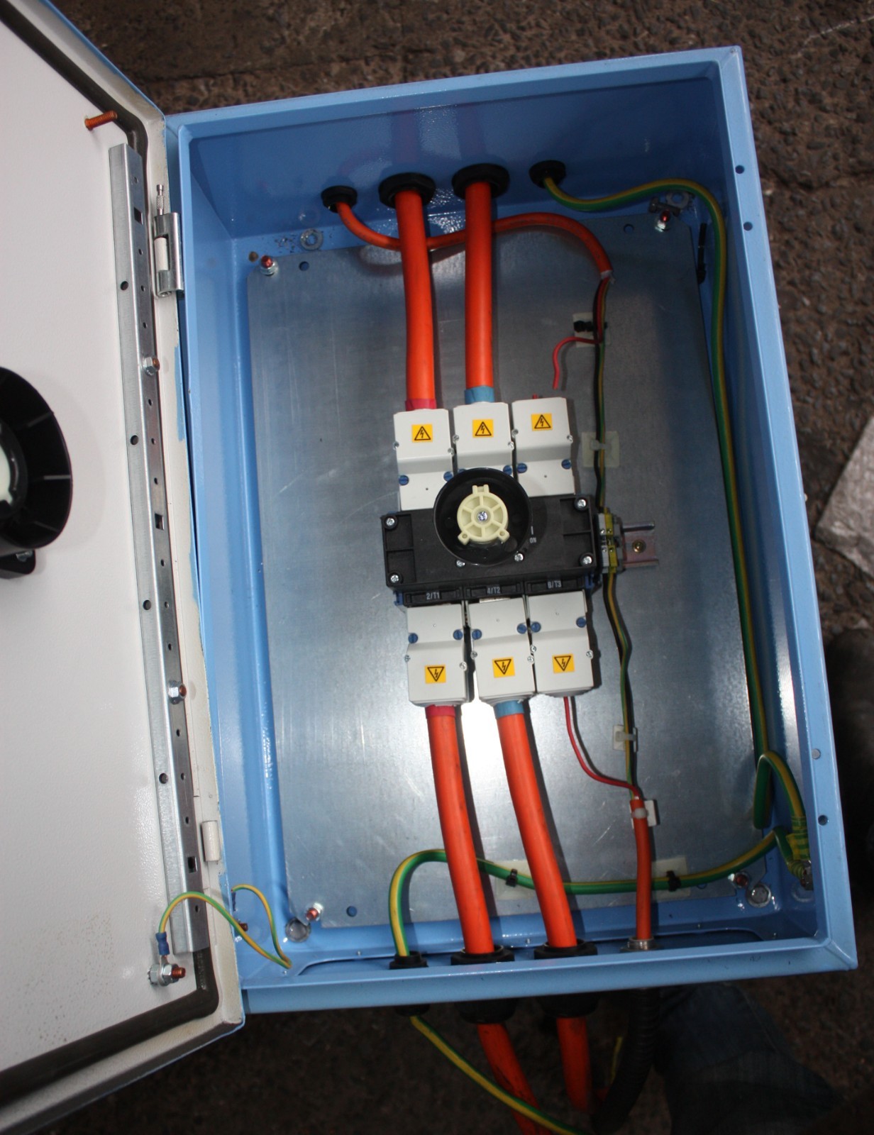 KRAUS & NAIMER KG251 KG252 250A 3 pole phase Isolator Switch Enclosure ...