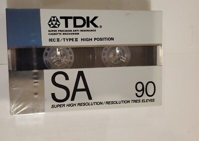 TDK SA90 Super High Resolution Type II Blank Audio Cassette Tape. Japan ...