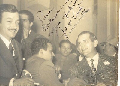 MEXICAN ICON, ACTOR, SINGER JORGE NEGRETE, SIGNED VINTAGE PHOTO, LA ...