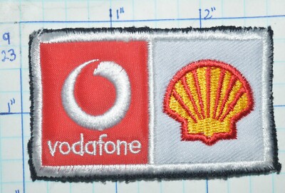 VODAFONE & SHELL OIL FERRARI RACING SPONSORS VINTAGE 2.75" PATCH | eBay